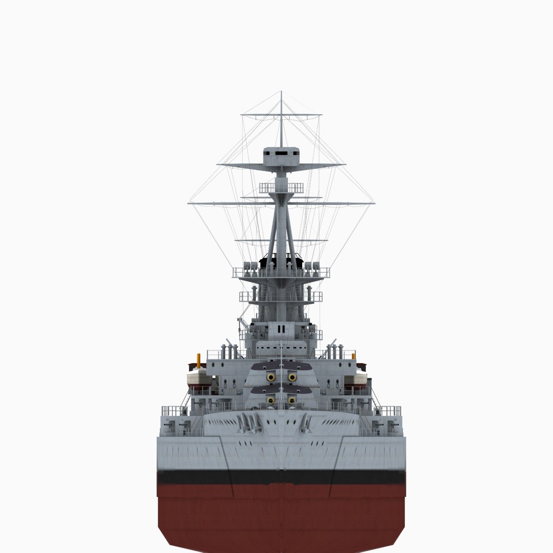 3D Hms Canada Battleship Royal Navy Model | 1146671 | TurboSquid
