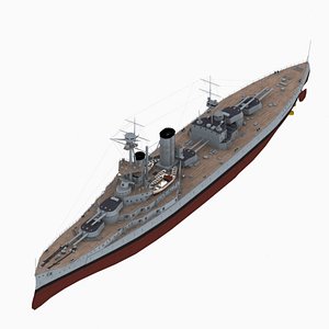 Hms Erin Battleship Royal Navy 3D Model | 1146670 | TurboSquid