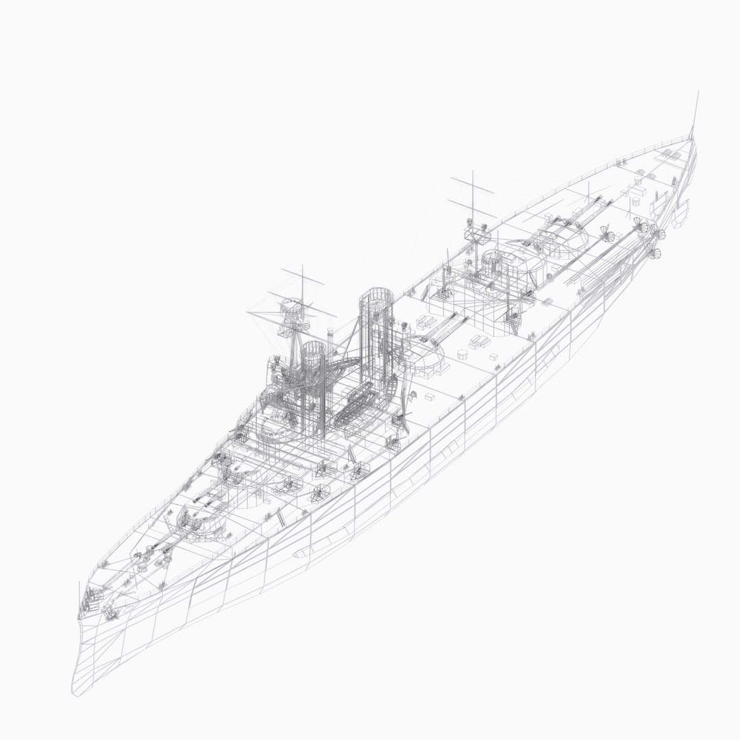 3D Hms Canada Battleship Royal Navy Model | 1146671 | TurboSquid