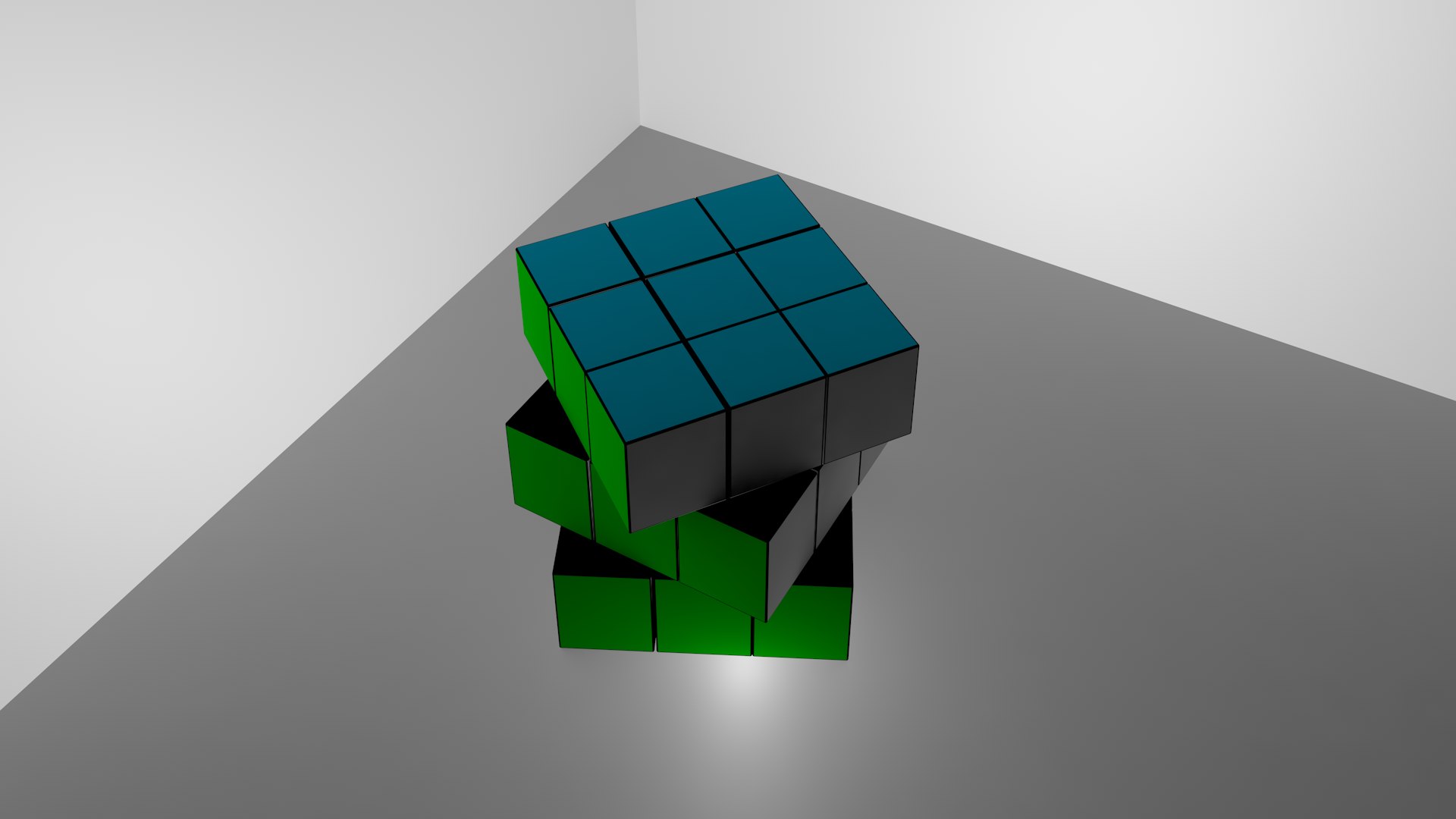 3D cube rube model - TurboSquid 1403443