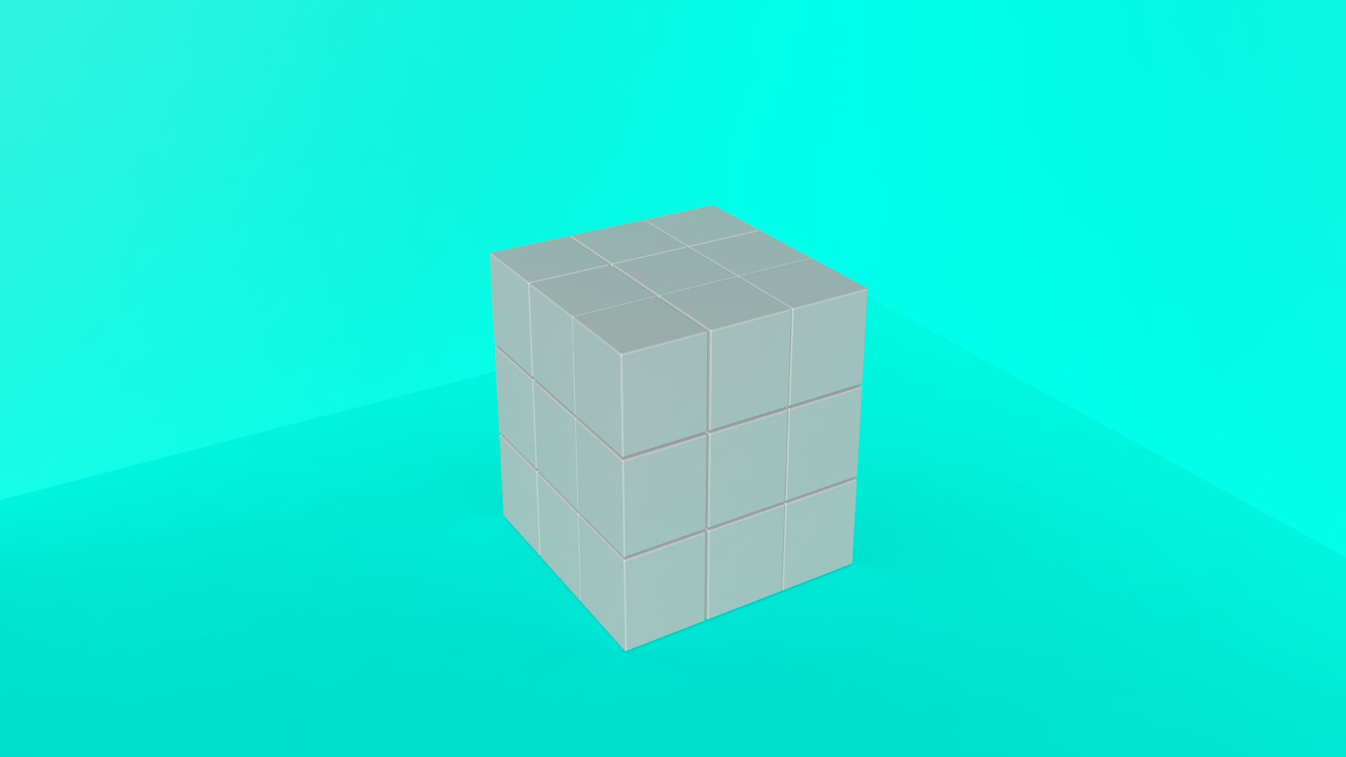 3D cube rube model - TurboSquid 1403443
