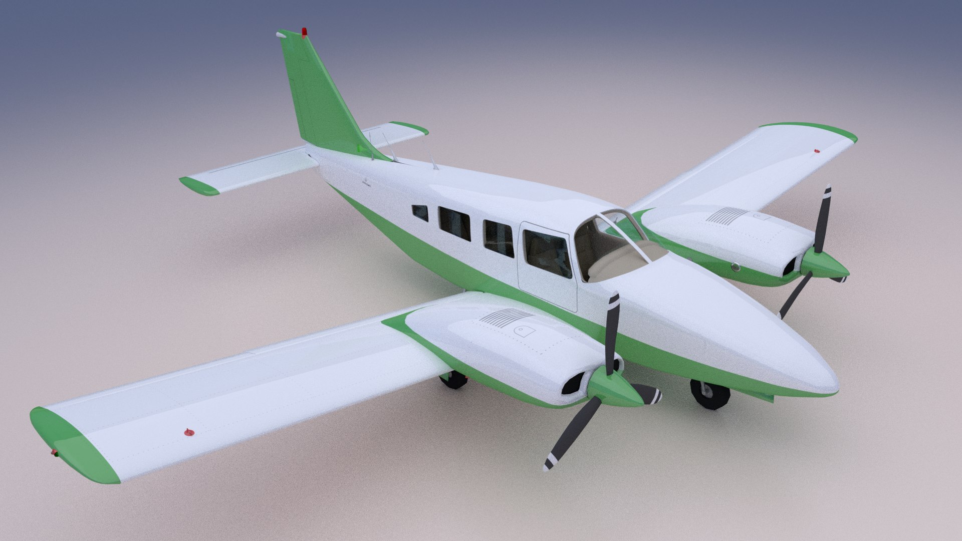 Pa34 Seneca Ifr 3D - TurboSquid 1151877
