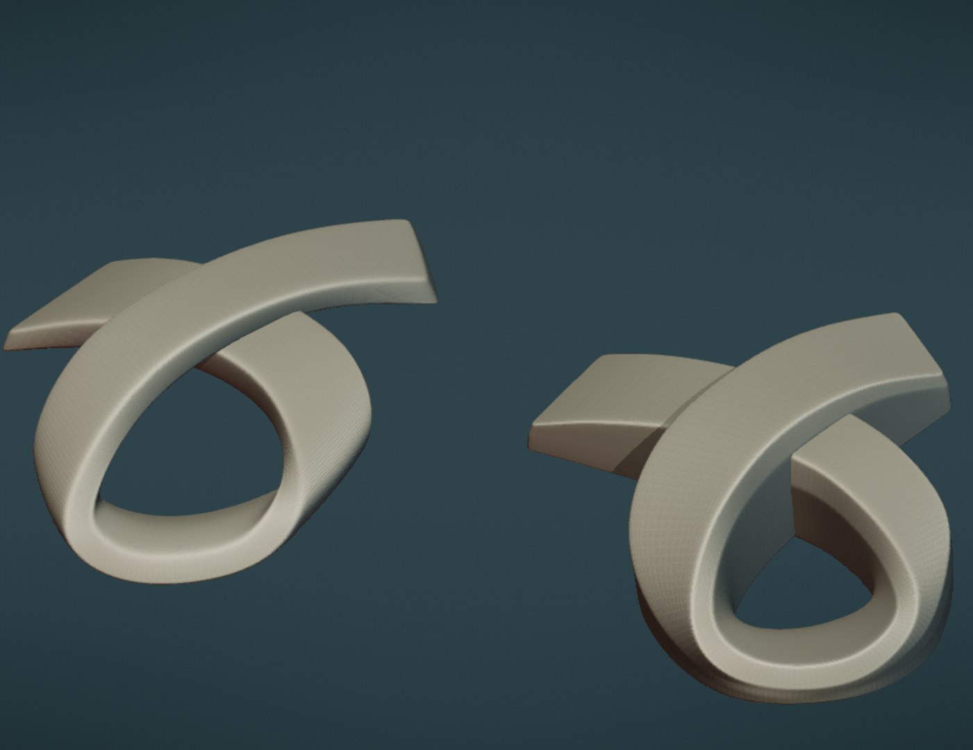 3D Model Cancer Ribbon - TurboSquid 1434385