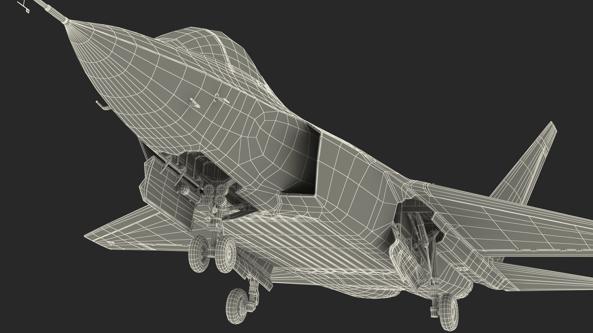 Multirole Jet Fighter 3D model - TurboSquid 1739393
