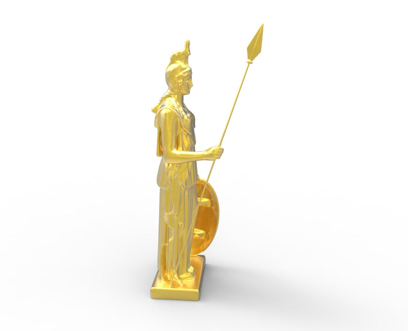 3d athena statue scan