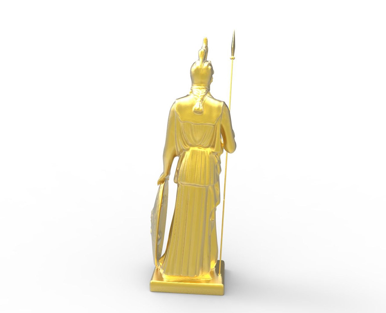 3d athena statue scan