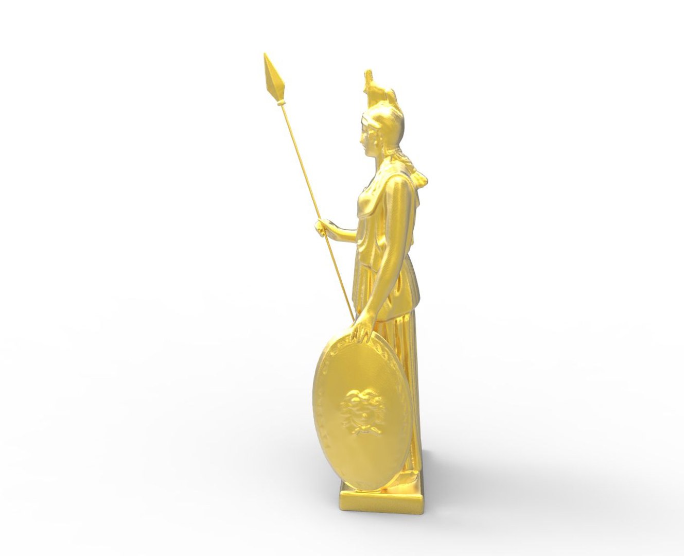 3d athena statue scan