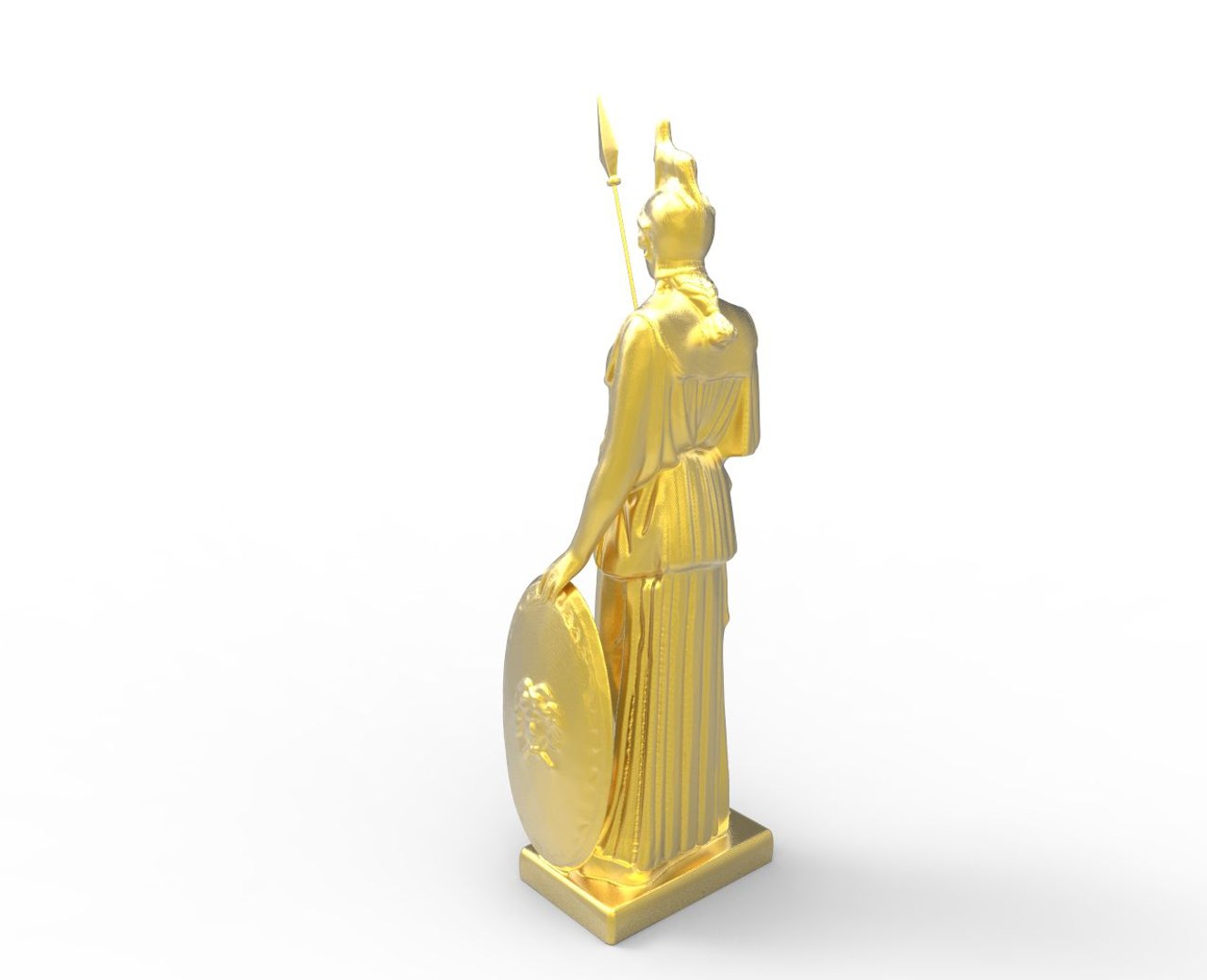 3d athena statue scan
