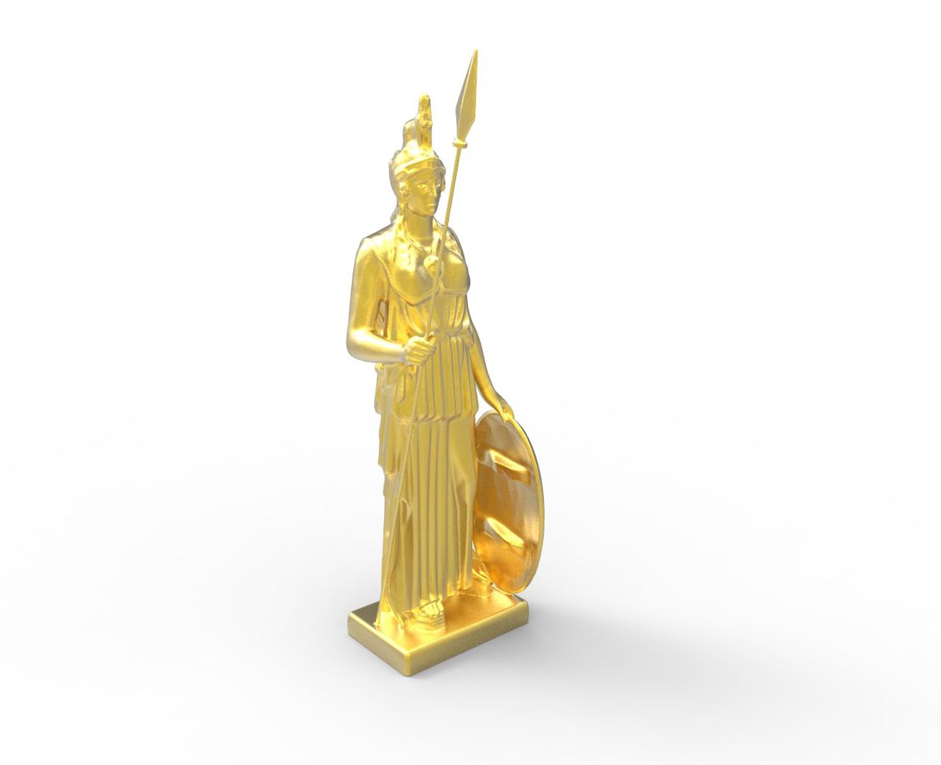 3d athena statue scan