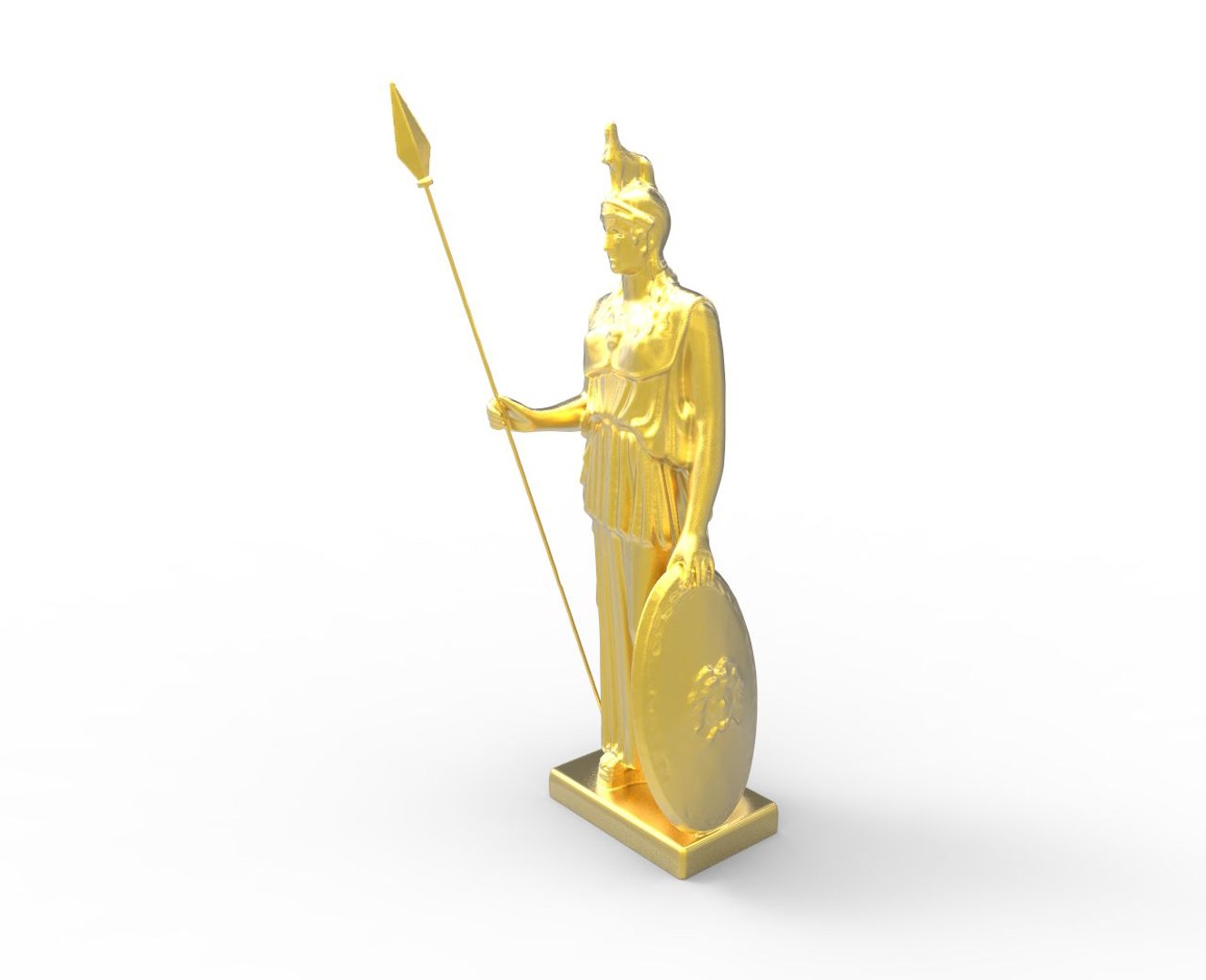 3d athena statue scan