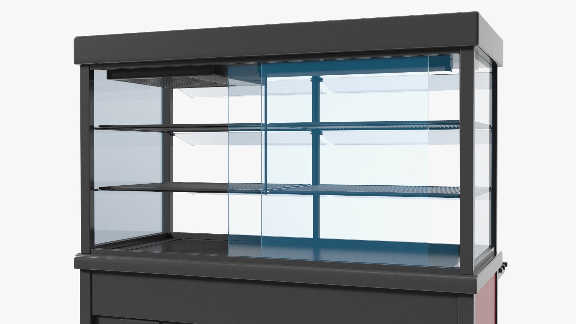 3D Small Refrigerated Display Case Self Service Line - TurboSquid 2063026