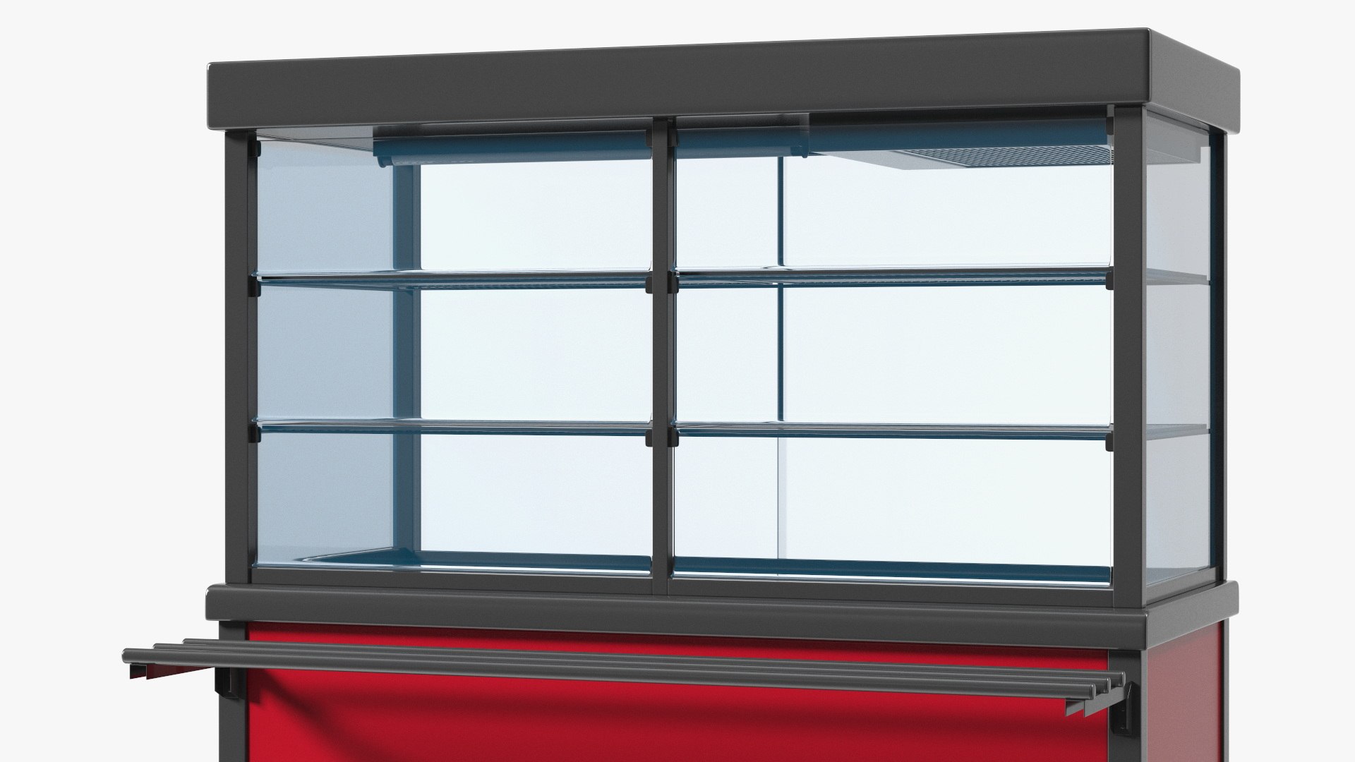 3D Small Refrigerated Display Case Self Service Line - TurboSquid 2063026