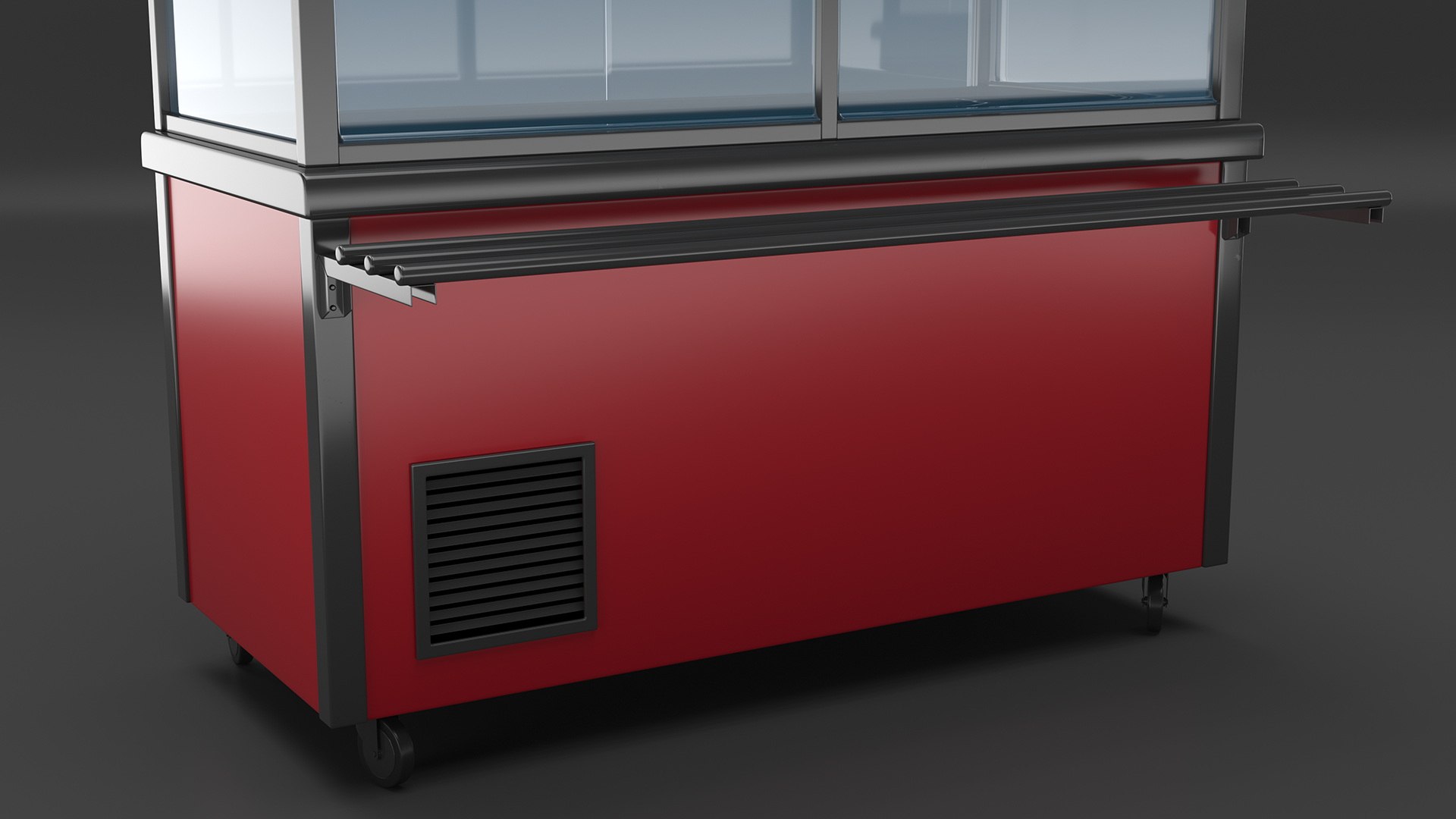 3D Small Refrigerated Display Case Self Service Line - TurboSquid 2063026