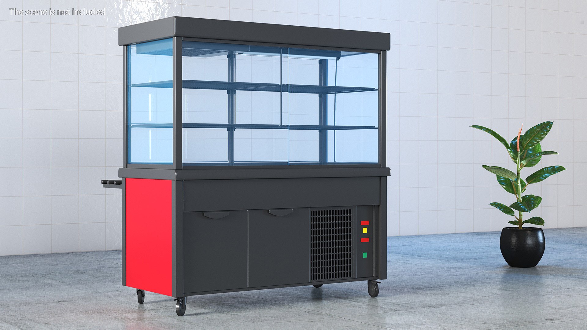 3D Small Refrigerated Display Case Self Service Line - TurboSquid 2063026