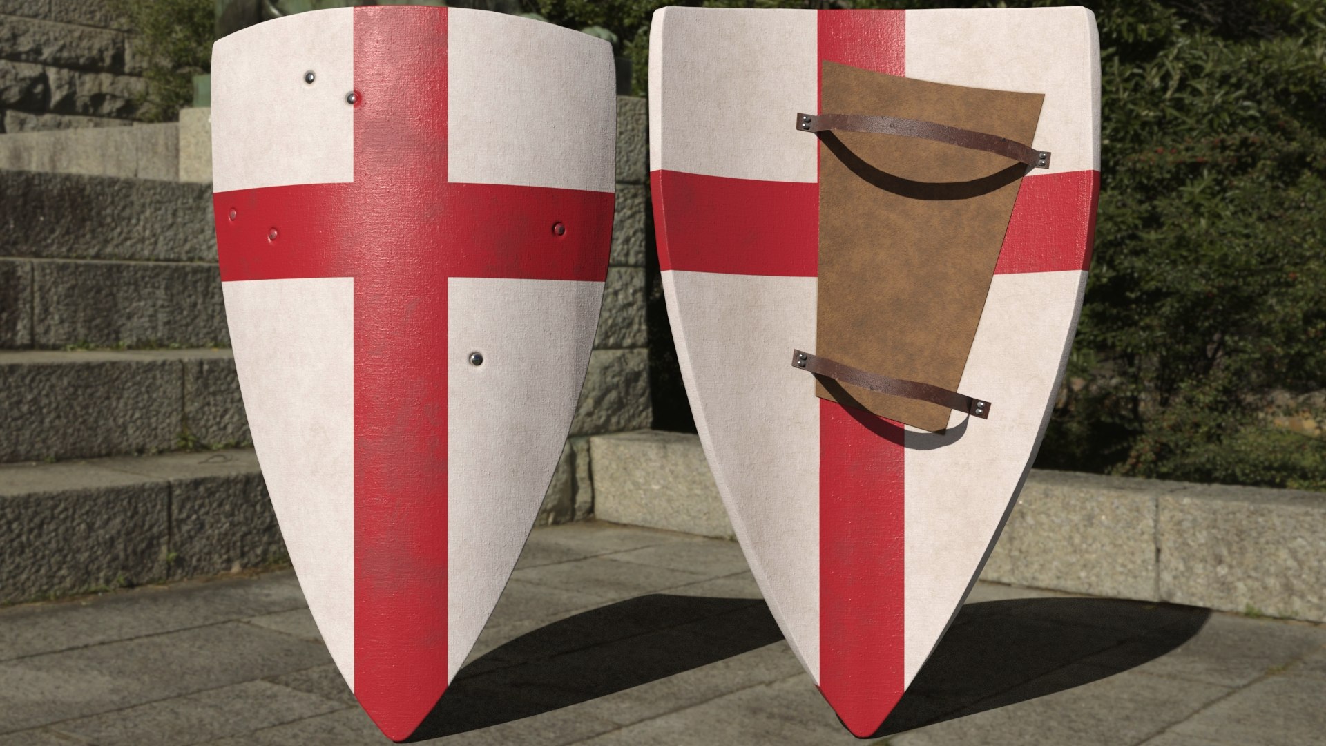 3D Historically Crusader Shield Model - TurboSquid 1417725