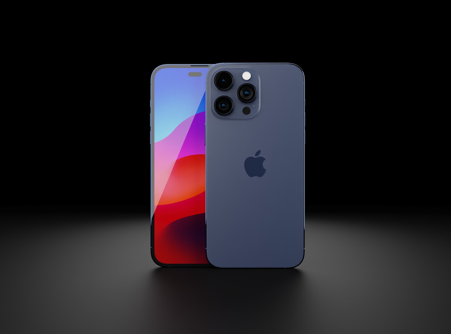 3D Apple IPhone 15 Pro Max Concept New Notch Design - TurboSquid 2108479