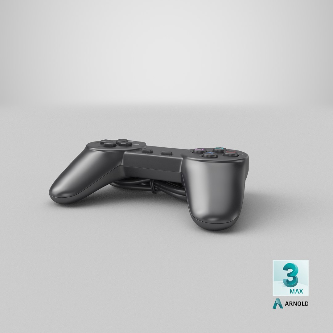 Old gaming console controller 3D - TurboSquid 1581970