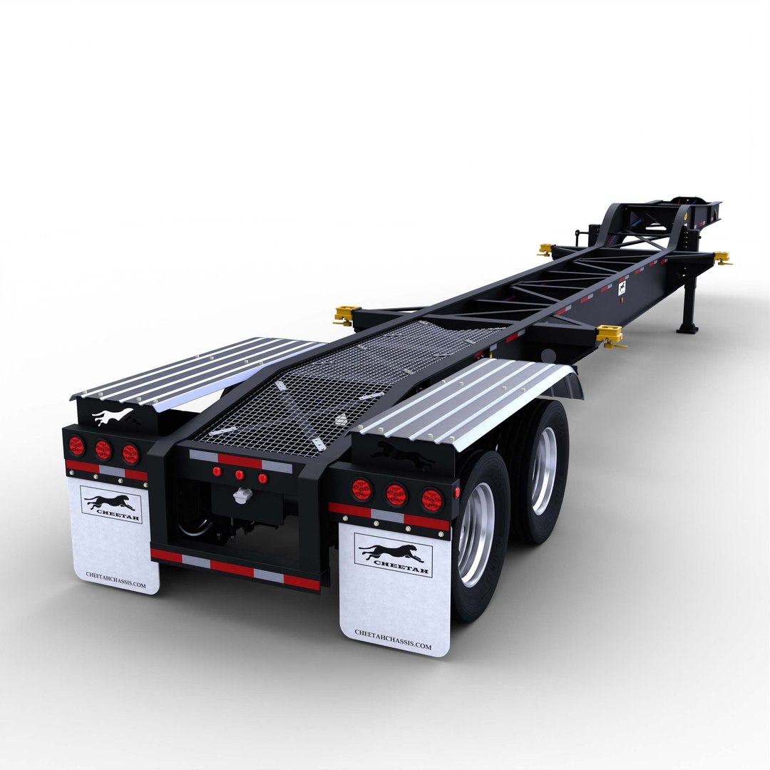 Cheetah 44FT Tank Chassis 3D - TurboSquid 2237594