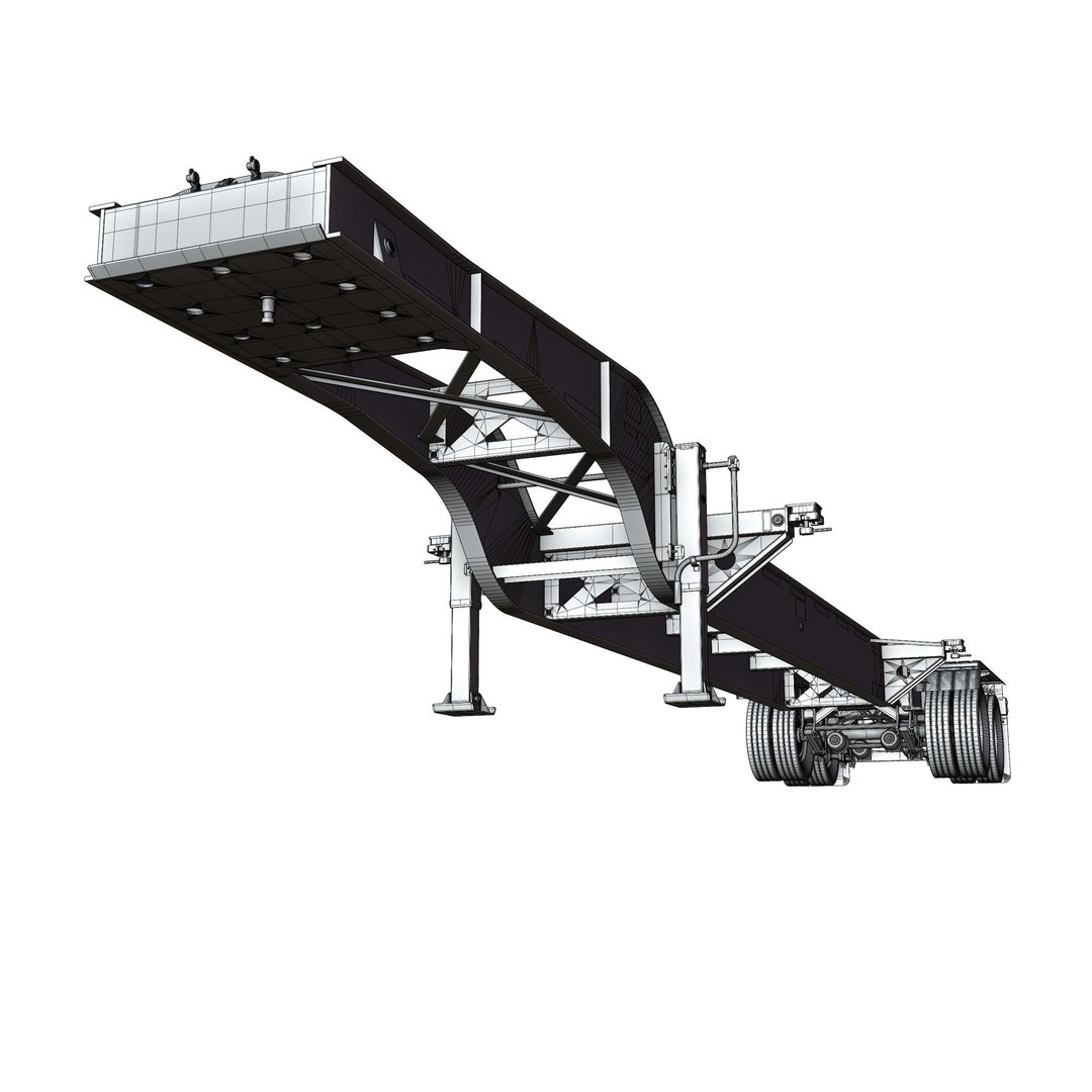 Cheetah 44FT Tank Chassis 3D - TurboSquid 2237594