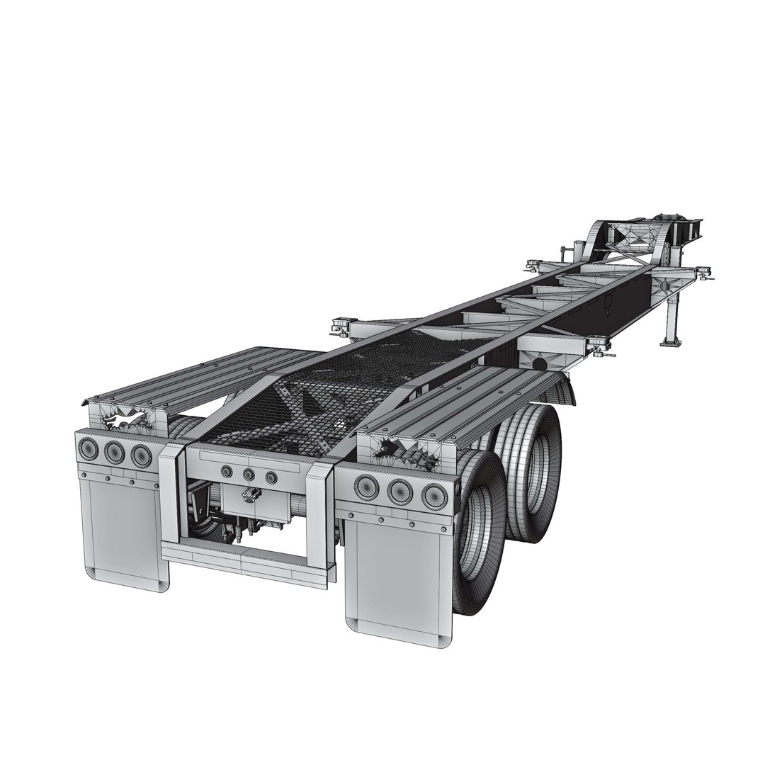 Cheetah 44FT Tank Chassis 3D - TurboSquid 2237594