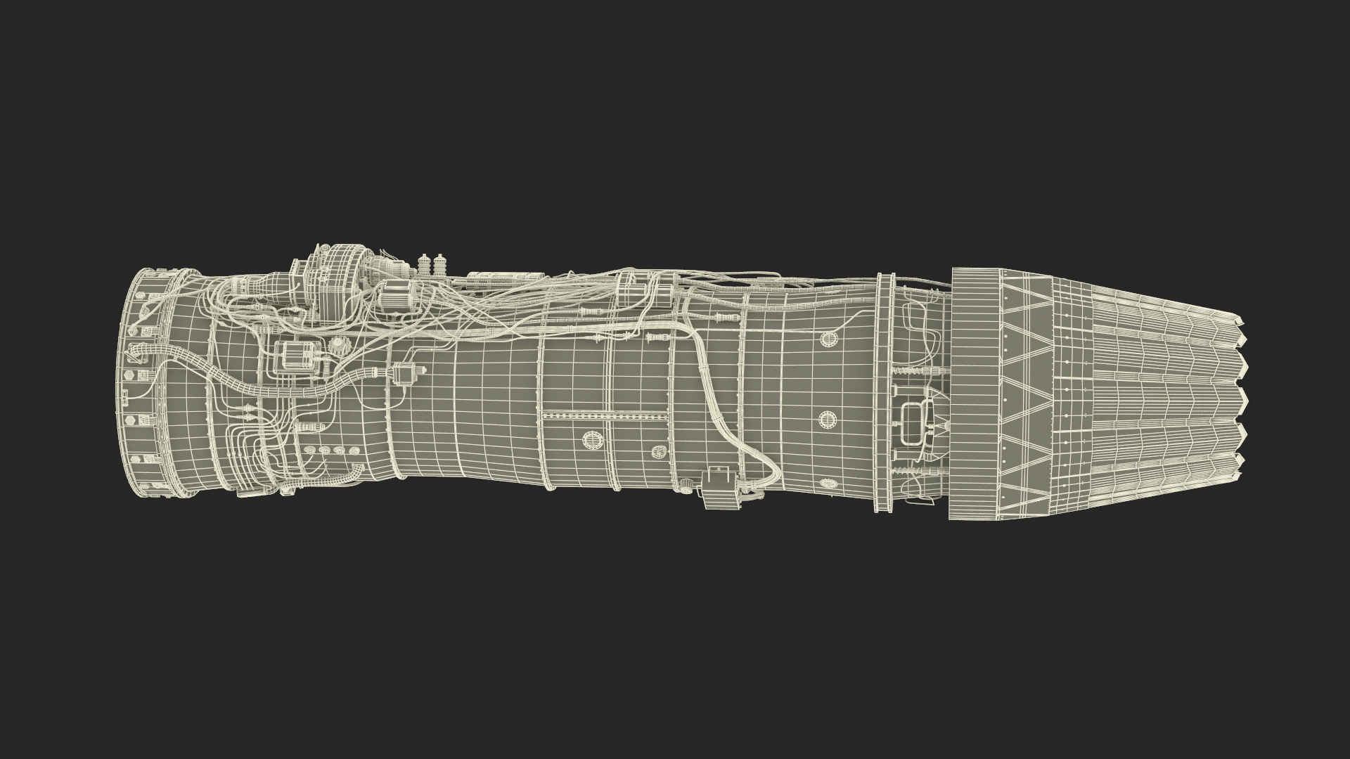 3D Russian Fifth Gen Fighter Jet Engine 177S Model - TurboSquid 2403530