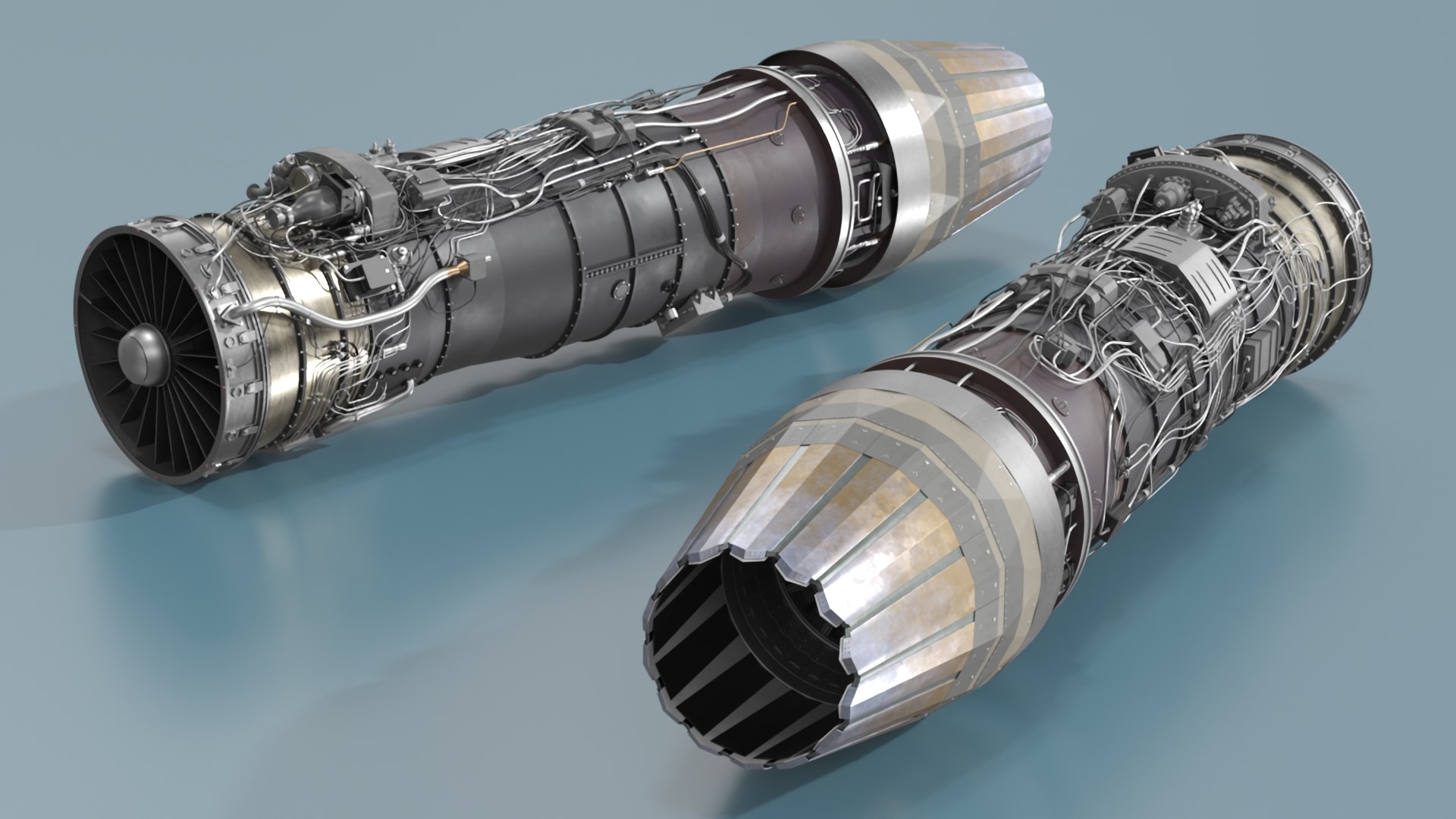 3D Russian Fifth Gen Fighter Jet Engine 177S Model - TurboSquid 2403530