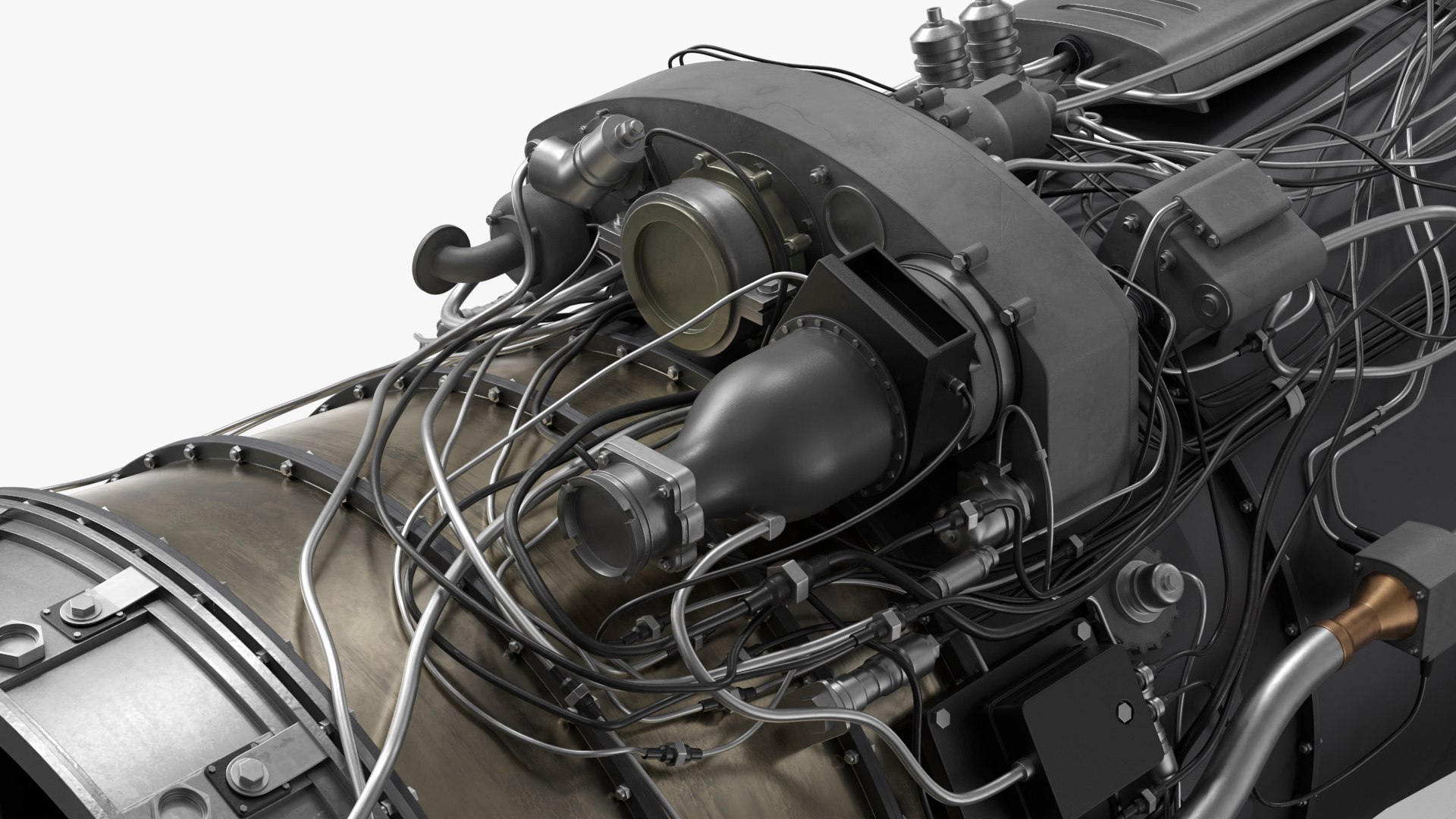 3D Russian Fifth Gen Fighter Jet Engine 177S Model - TurboSquid 2403530