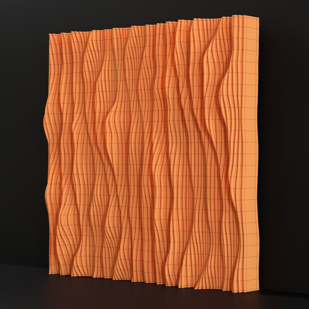 3D Parametric Wood Panel - TurboSquid 1513625
