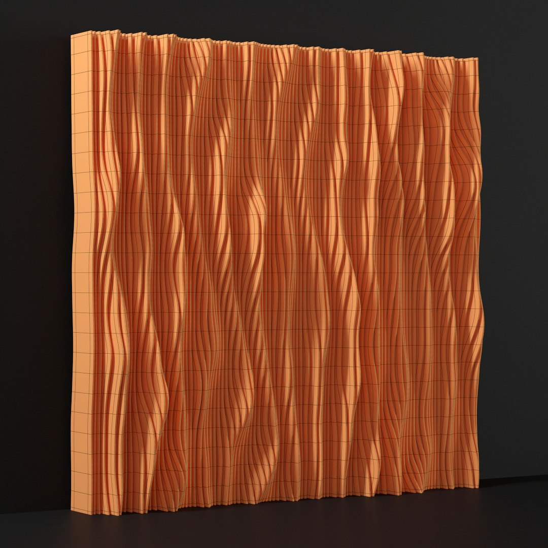 3D Parametric Wood Panel - TurboSquid 1513625