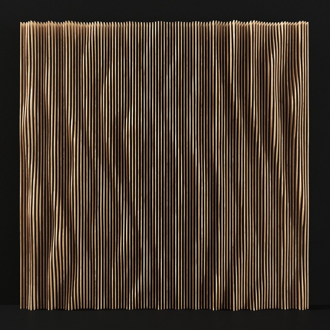 3D Parametric Wood Panel - TurboSquid 1513625