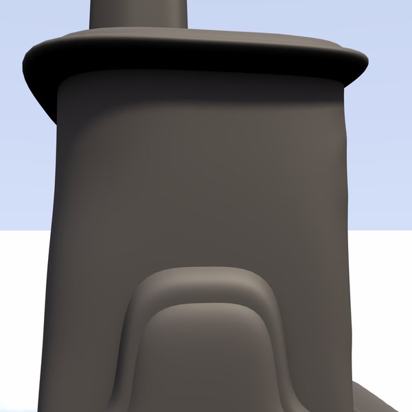 wood-burning stove 3d model