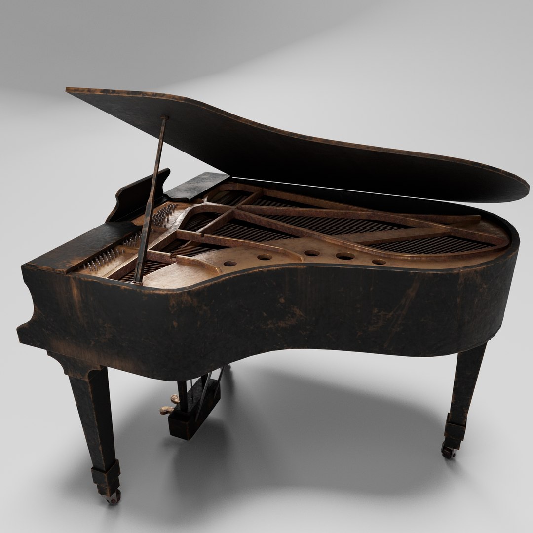 3D Old Piano YAMAHA Model - TurboSquid 2136541