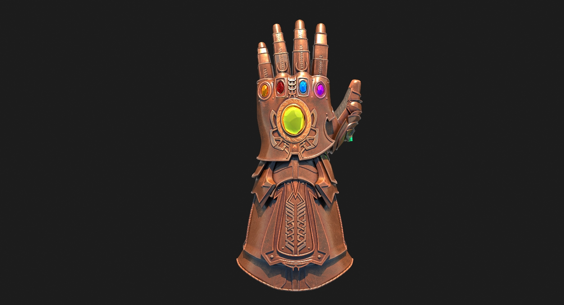 3D Infinity Gauntlet Marvel - TurboSquid 1284511