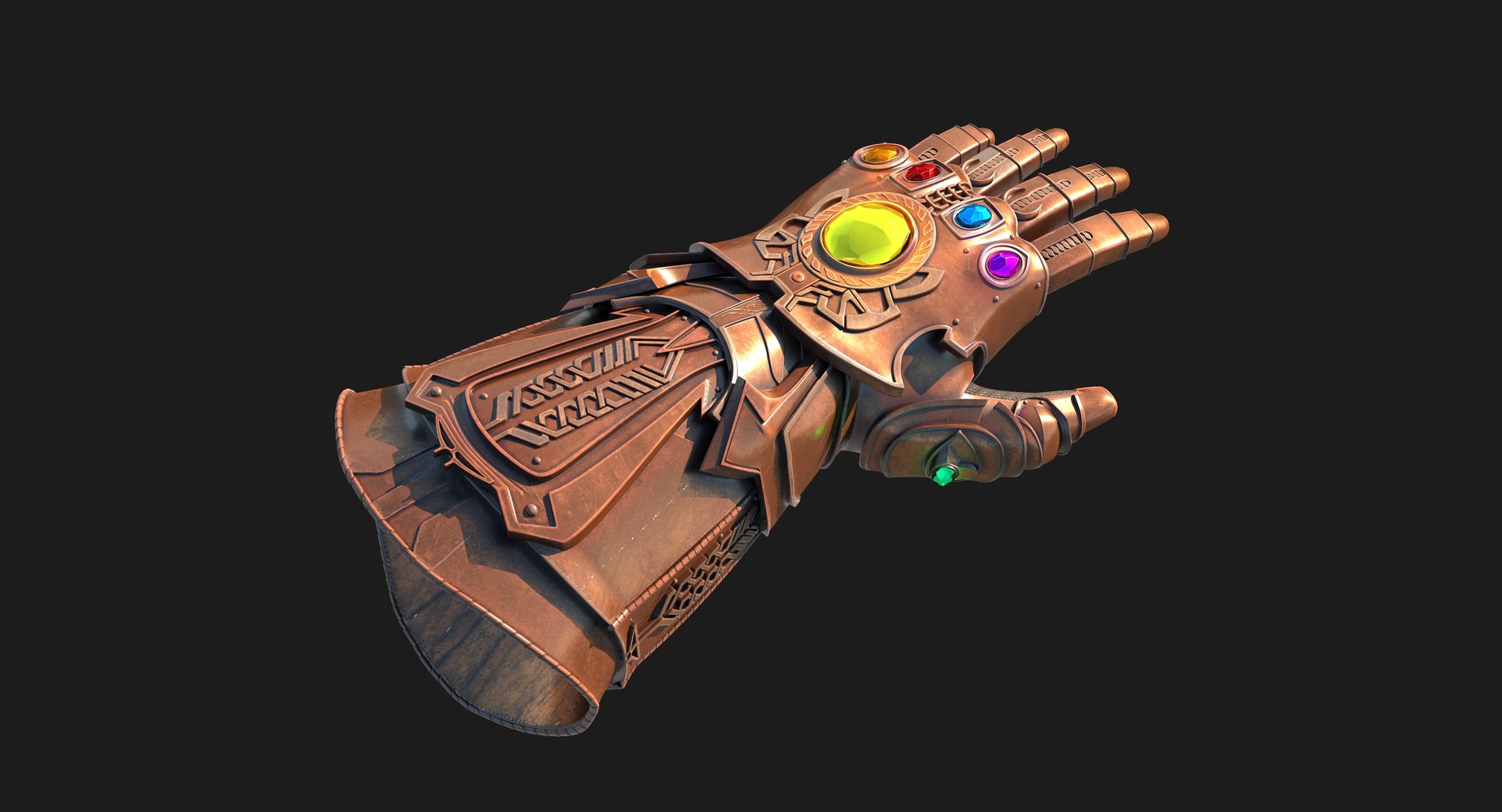 3D Infinity Gauntlet Marvel - TurboSquid 1284511
