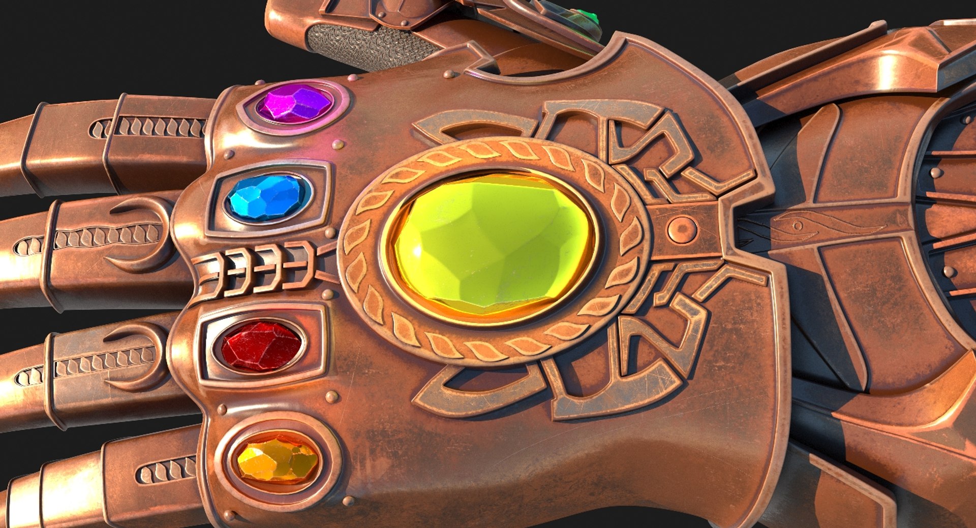 3D Infinity Gauntlet Marvel - TurboSquid 1284511