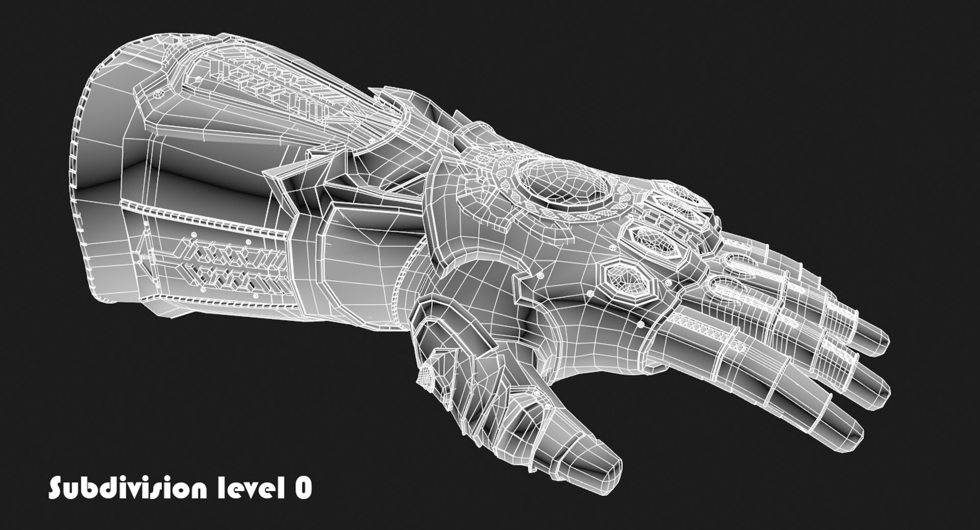 3D Infinity Gauntlet Marvel - TurboSquid 1284511