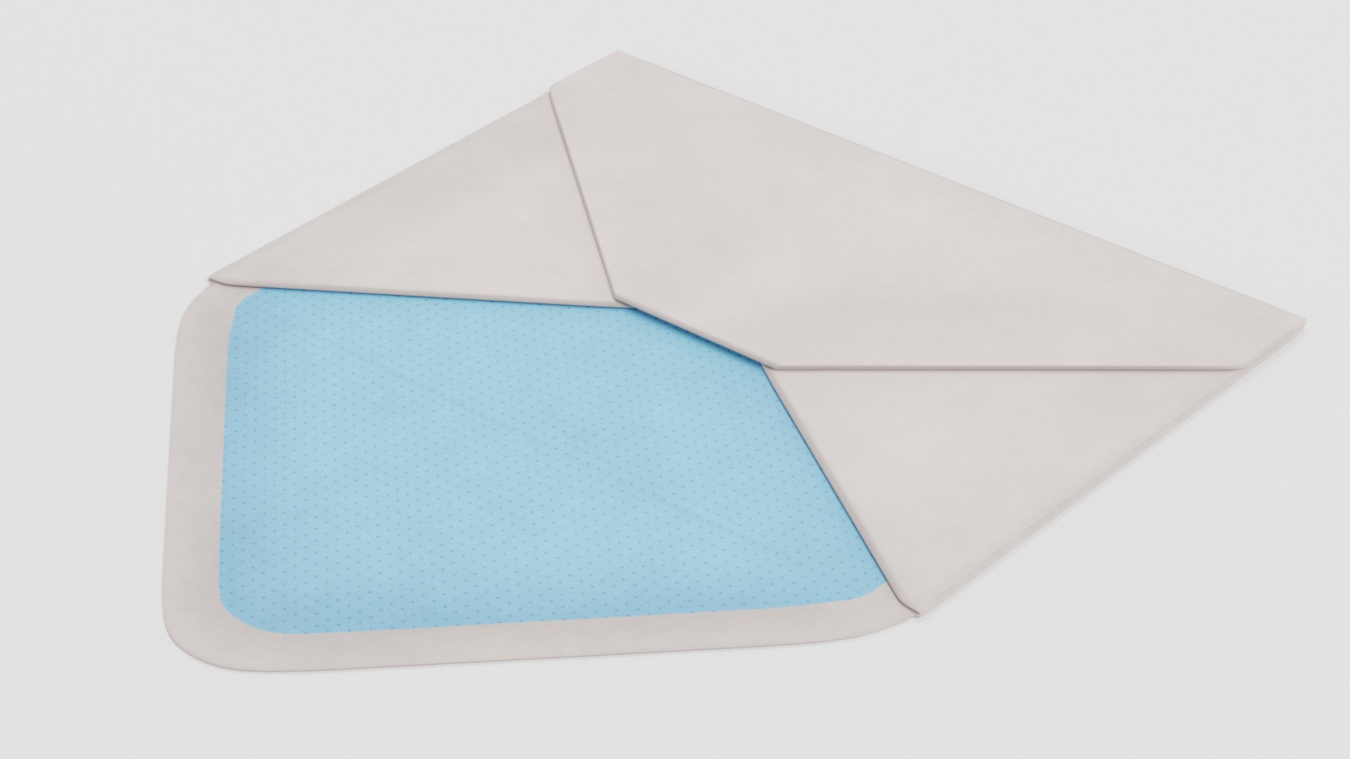 3D Envelope Paper Mail Model - TurboSquid 1692309