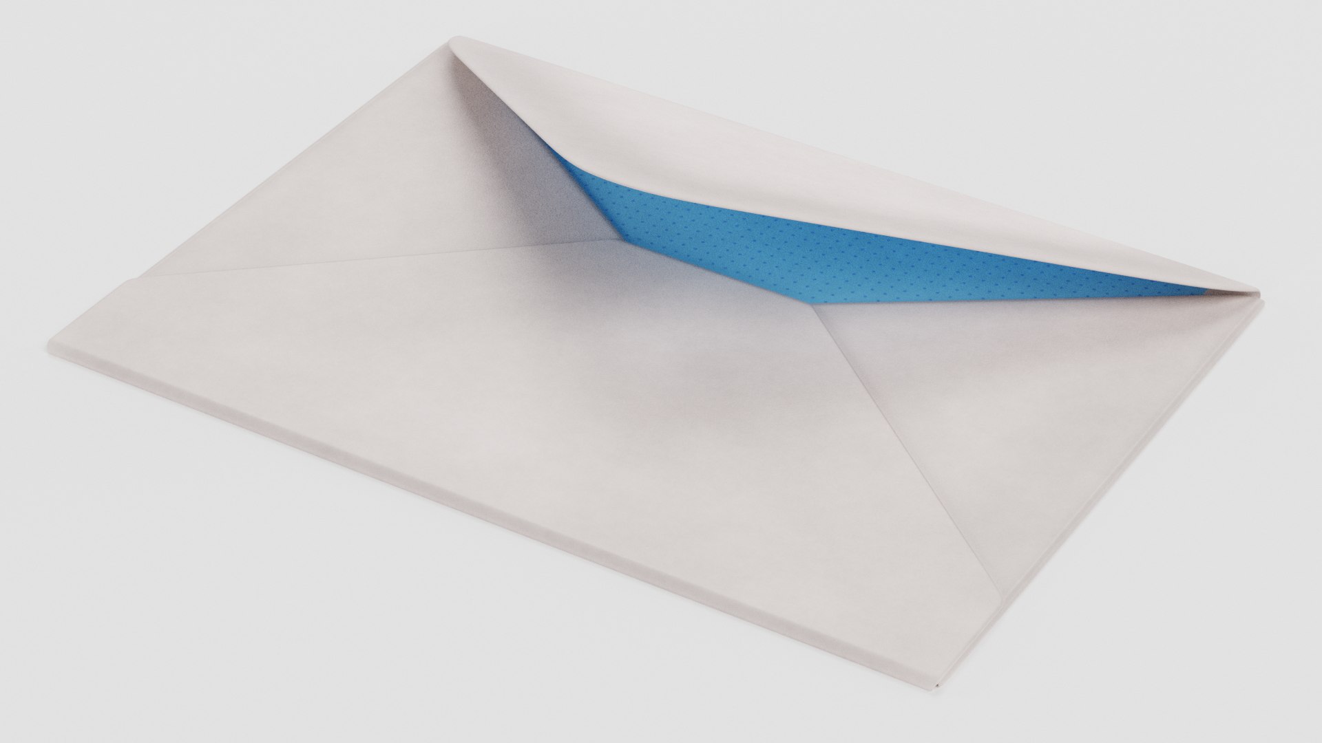 3D Envelope Paper Mail Model - TurboSquid 1692309