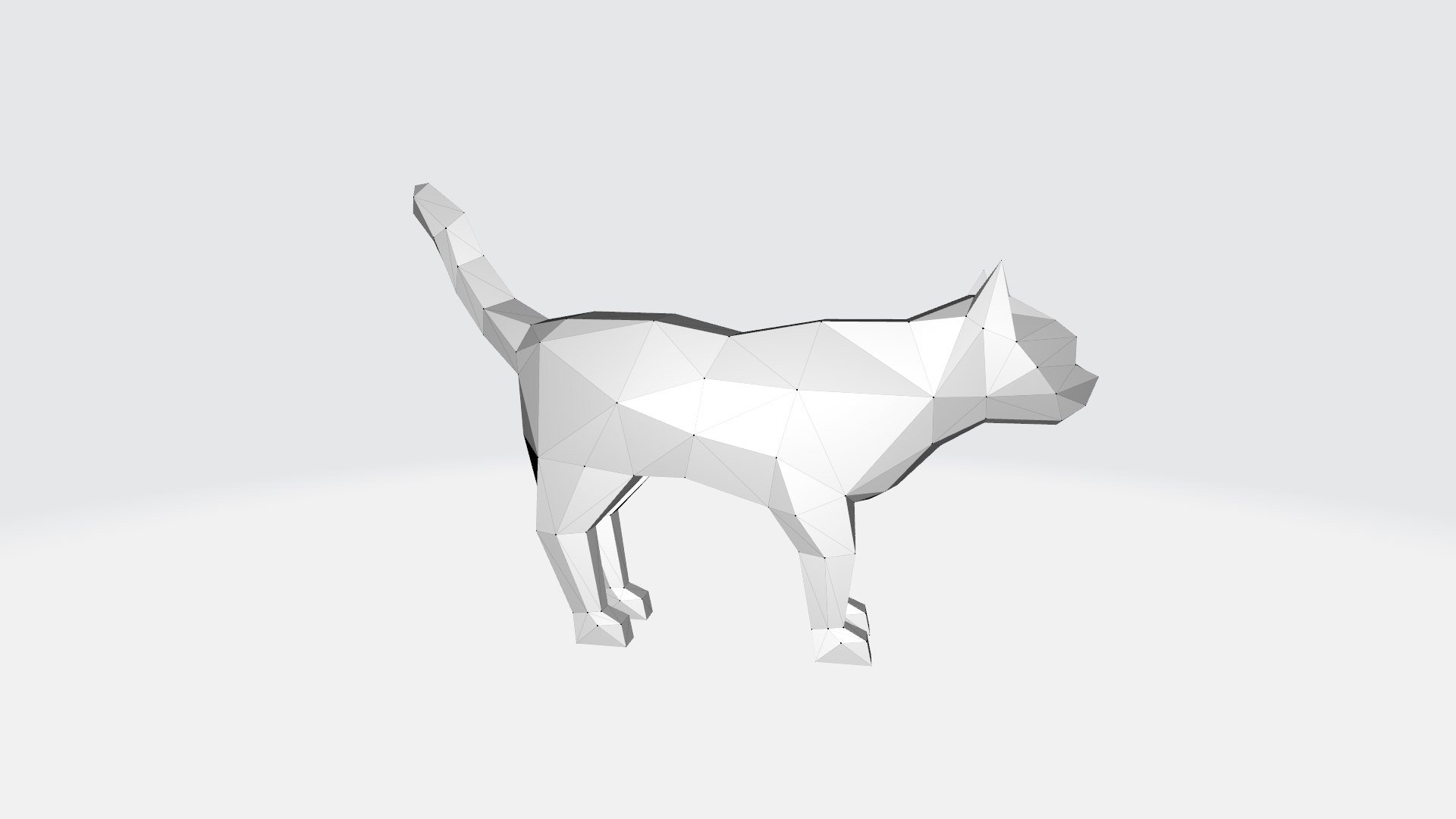 3D CAT Low Poly Model - TurboSquid 2353448