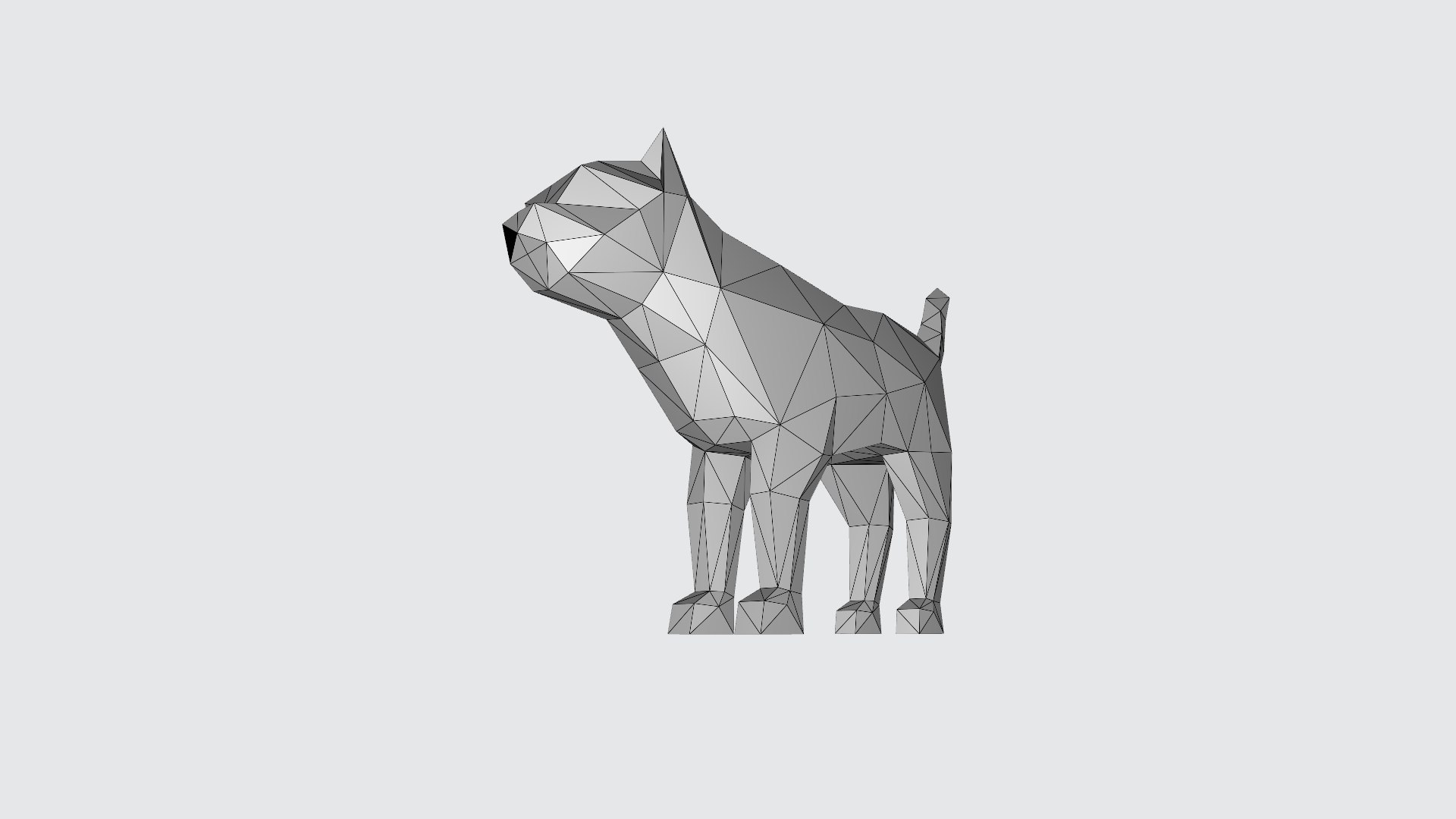 3D CAT Low Poly Model - TurboSquid 2353448