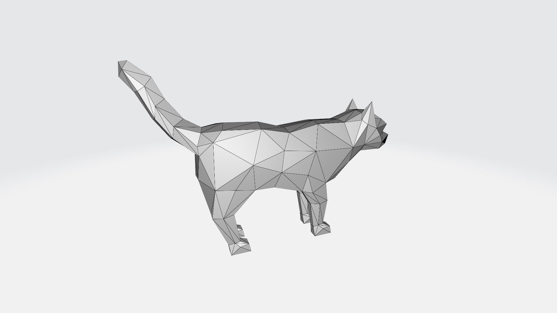 3D CAT Low Poly Model - TurboSquid 2353448