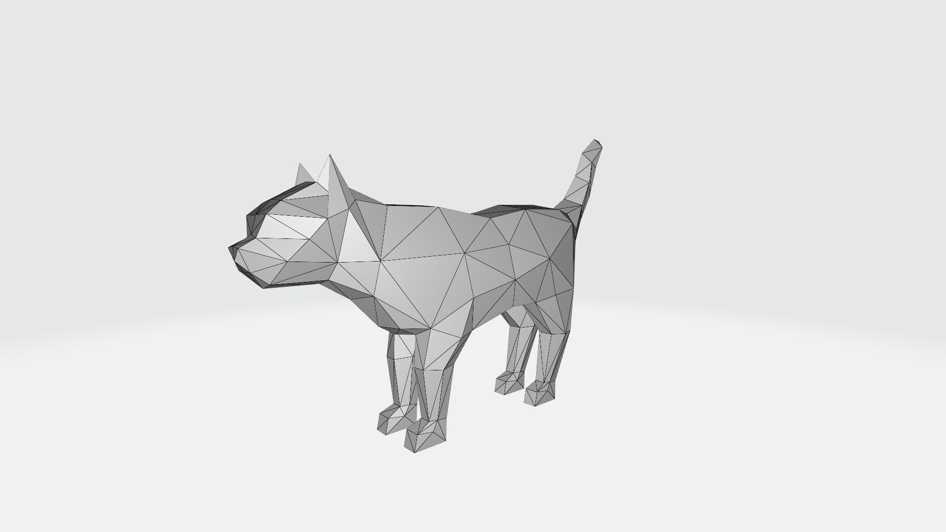 3D CAT Low Poly Model - TurboSquid 2353448