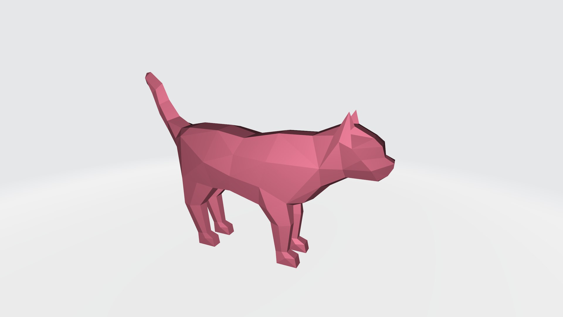 3D CAT Low Poly Model - TurboSquid 2353448