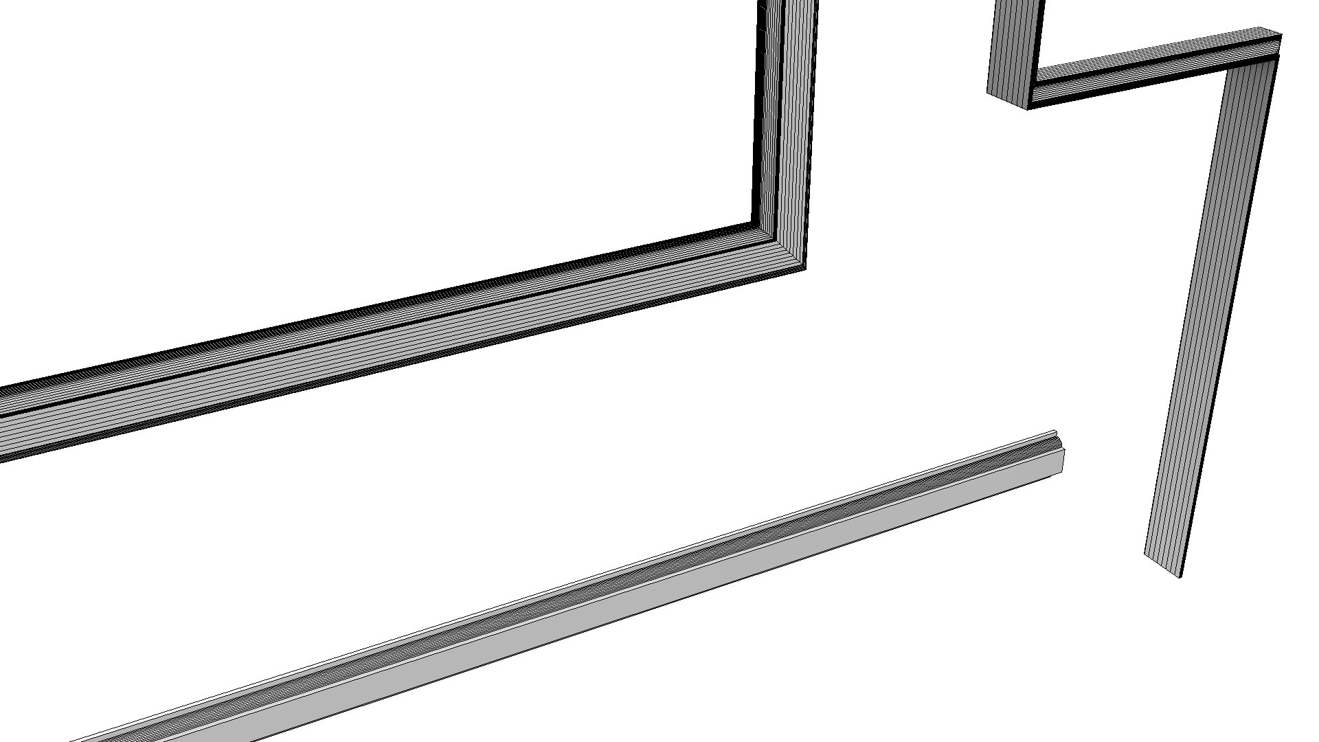 Panel Moulding Model - TurboSquid 2023472