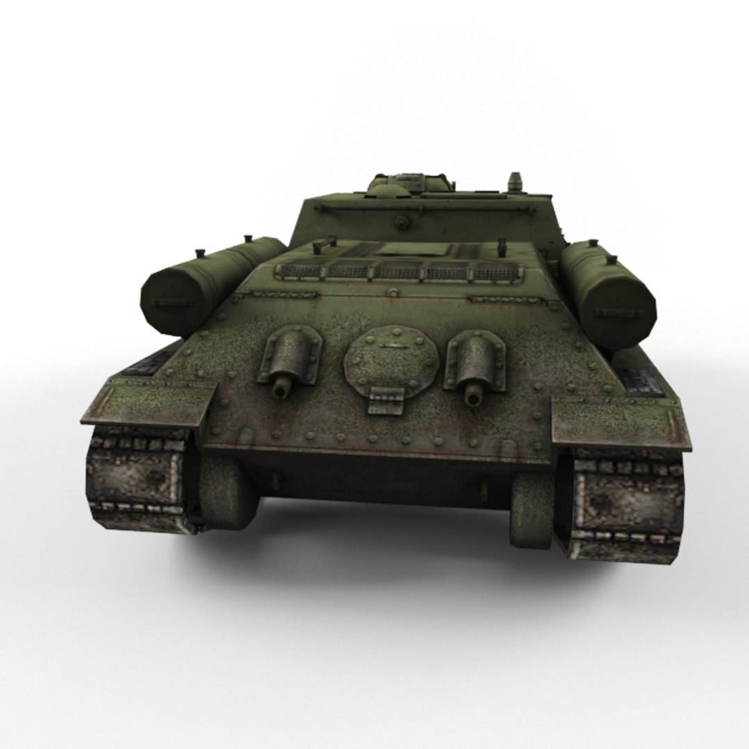 3d Soviet Su 85 Vehicle Model