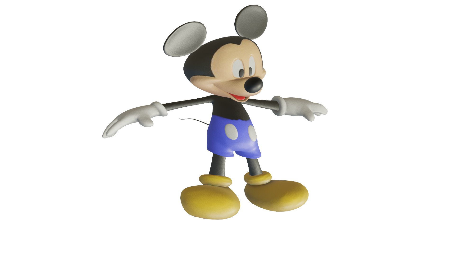 3D Mickey Mouse - TurboSquid 2129301