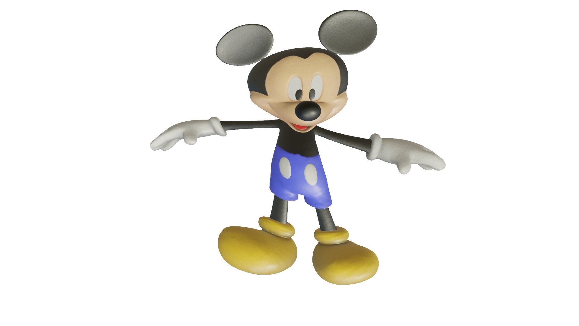 3D Mickey Mouse - TurboSquid 2129301