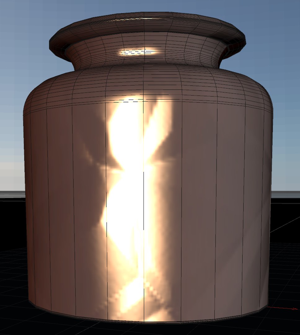 3d Bronze Vessel Model