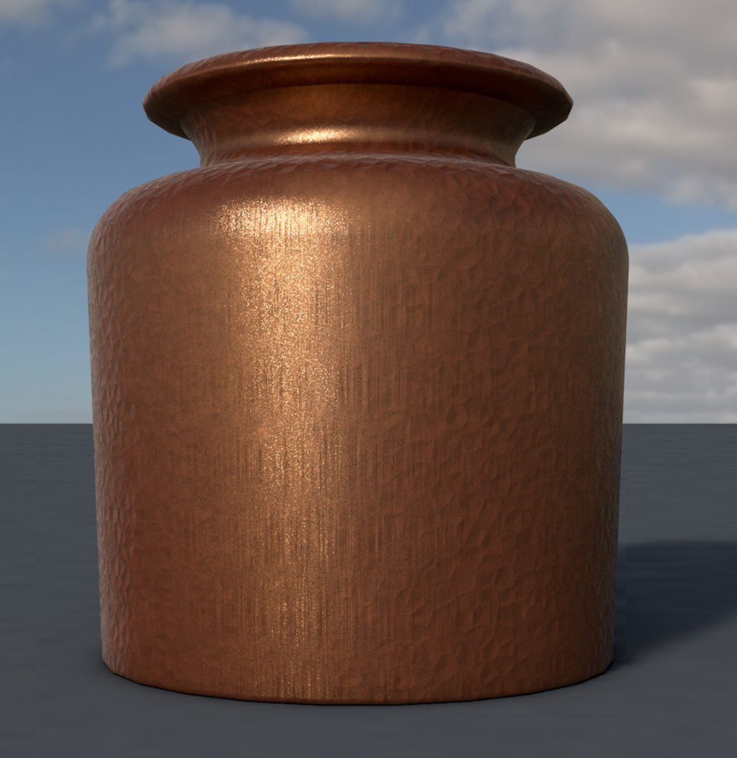 3d Bronze Vessel Model