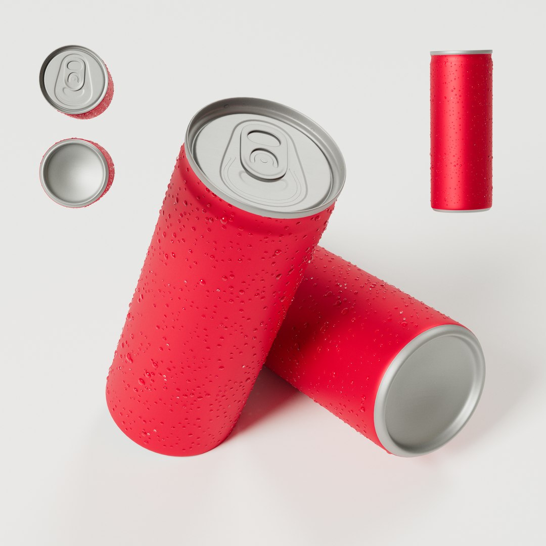 Soda Can - 250ml Model - TurboSquid 1873794